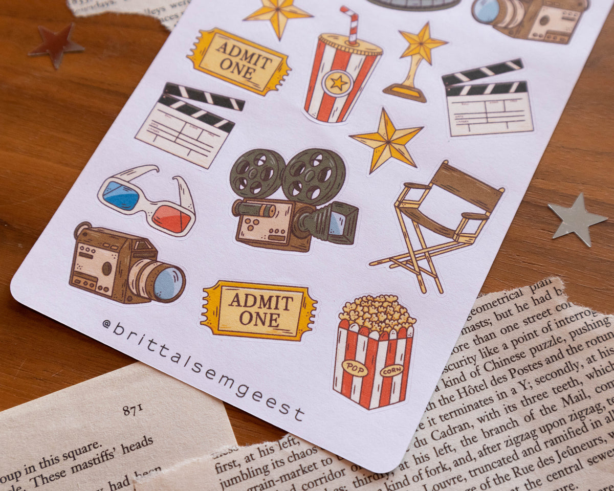Film & TV Sticker Sheet – Basically Britt